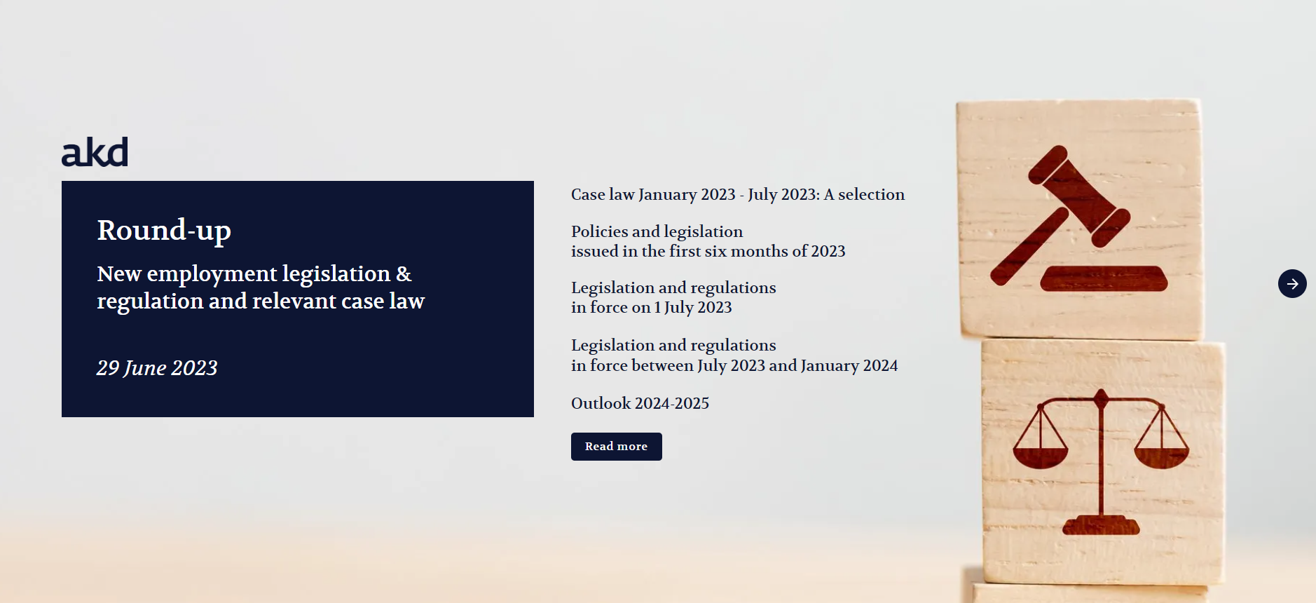 AKD - Round-up: New employment legislation & regulation and relevant ...